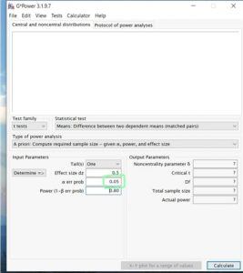 How To Determine Sample Size From G*Power