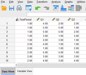 How to Set Up Pretest/Posttest Data that Cannot be Matched